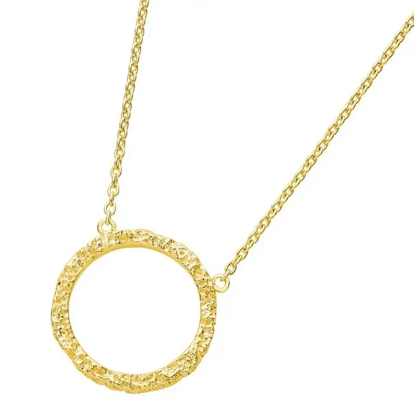 LUCY QUARTERMAINE Vermeil Hula Pendant - Gold
