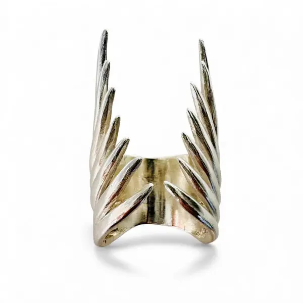 AKI ROC JEWELRY The Hug Statement Ring Sterling - Silver