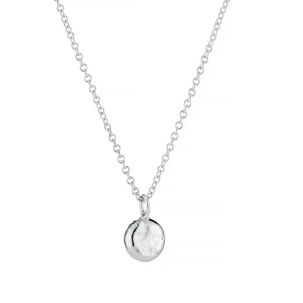 POSH TOTTY DESIGNS Sterling Molten Orb Pendant Necklace - Silver