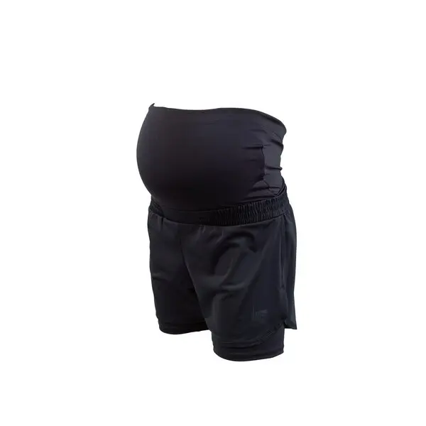 DUOFIT MATERNITY ACTIVEWEAR Yaya Run Short - Black