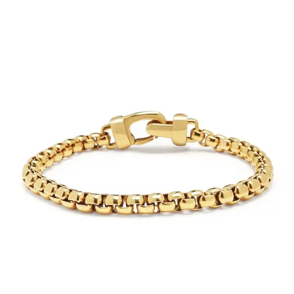 NIALAYA JEWELRY Box Chain Bracelet - Gold