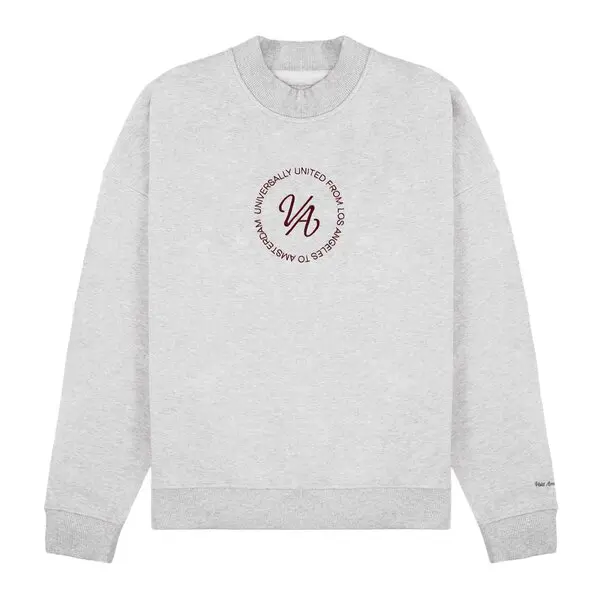 VELD Westwood Va Script Mockneck Sweatshirt - Grey