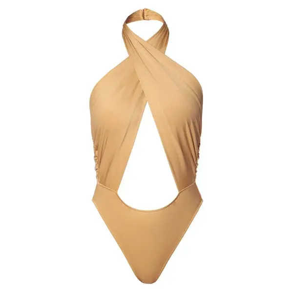 AGGI BY HALEWSKI Liv Bodysuit With Open Back