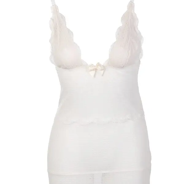 LES JUPONS DE TESS Forever Chemise - White
