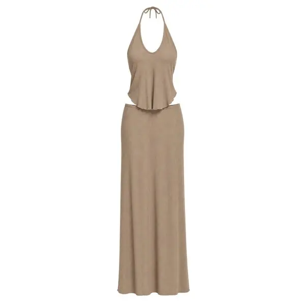 Sab Studio Olivia Maxi Skirt - Brown
