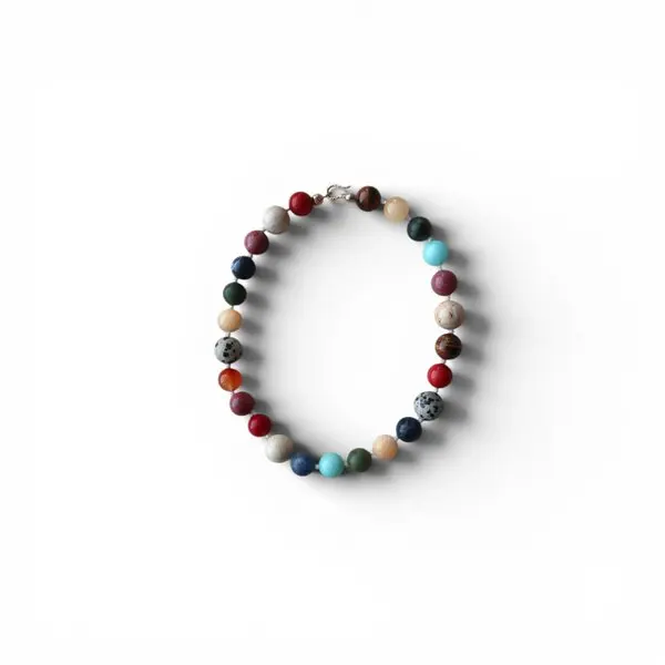A'MISS Playa Stone Bead Necklace - Yellow
