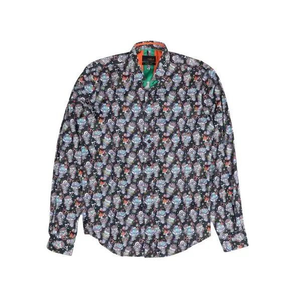 EIGHT X Neon Fiesta Button Down Shirt