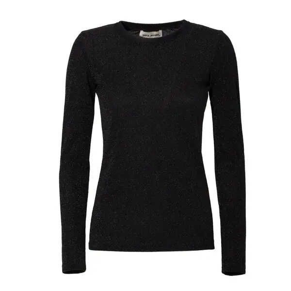 JULIA ALLERT Fitted Long Sleeve Lurex Top