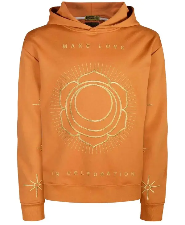 MIRACLES MANIFESTER Love Affirmation Embroidered Hoodie