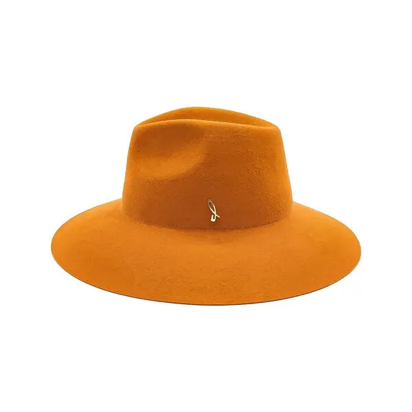 DORIA 1905 Wide Brim Drop Hat - Brown