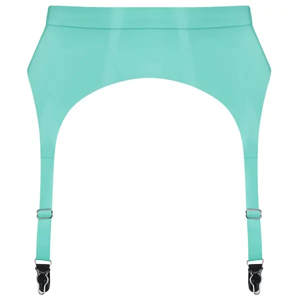 ELISSA POPPY Latex Suspender - Green