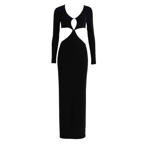 MAISON DE GALA Linda Cut-out Midi Dress