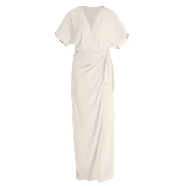 CARLTON JONES Long Wrap Dress