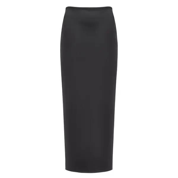 SEROTONINN Back Slit Midi Skirt