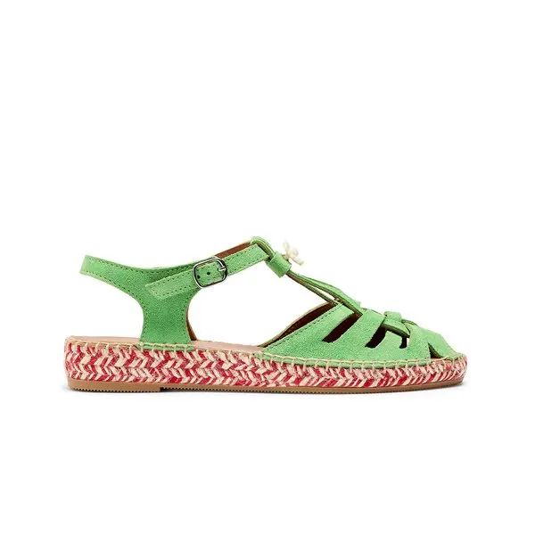 NAGUISA Musel Bicolor Sandals - Green