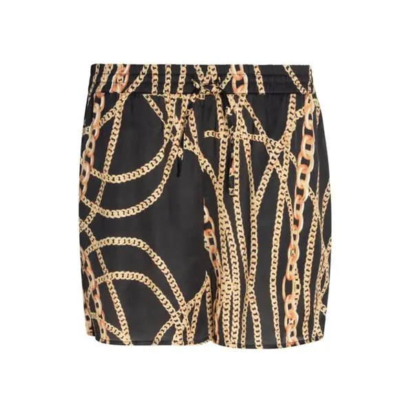 CIRCULAR PATH Lounge Short With Chain Print
