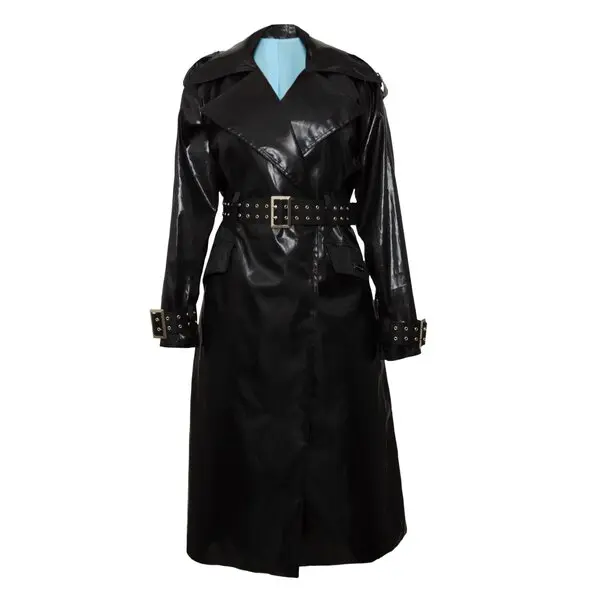 PALOMA LIRA Oversized Vinyl Trench Coat