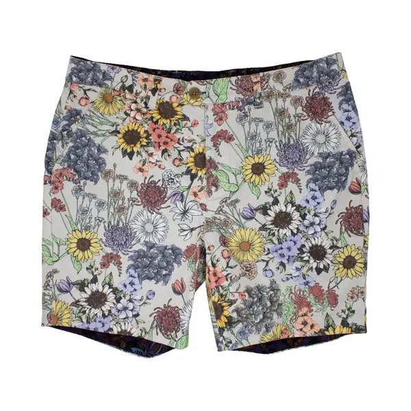 LORDS OF HARLECH John Lux Rumspringa Floral Tan Short