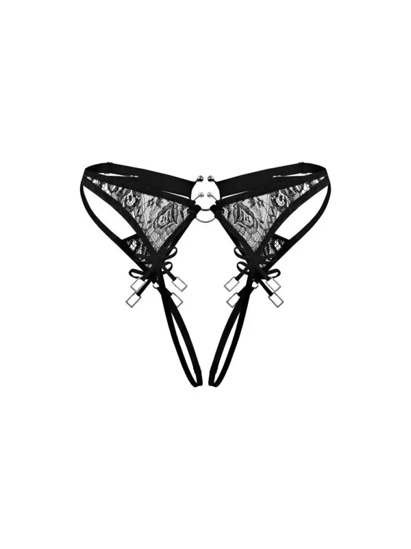 ZHILYOVA Aurora Ouvert Brief - Black