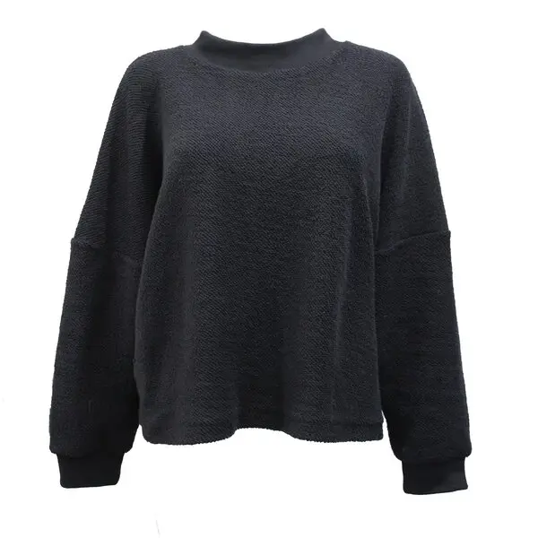 JOELEEN TORVICK Large Terry Loop Architectural Pullover