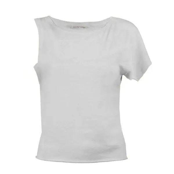 LOVE AND NOSTALGIA Two Faced Tee - White