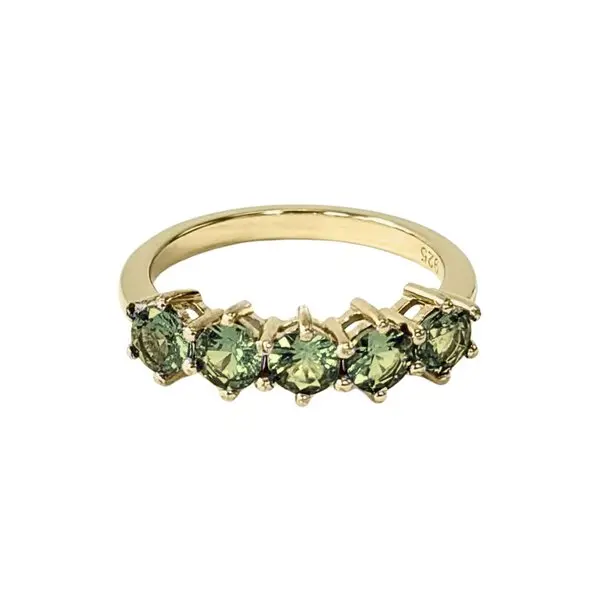 BELINDA JEWELZ Lena Peridot Ring - Green