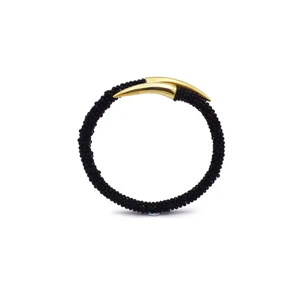 LALA SALAMA Shanga Bangle - Black