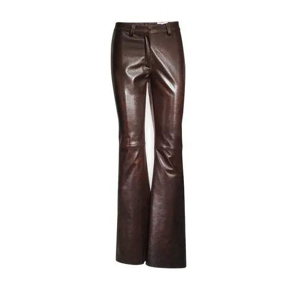 MAISON SEL Long Leather Pants