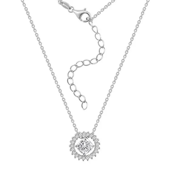 DIAMONBLISS Marilyn Monroe Convertible Pendant Necklace - White