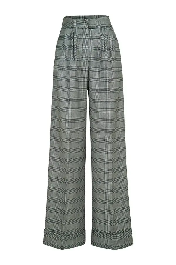 GROWNY Plaid Suzie Trousers