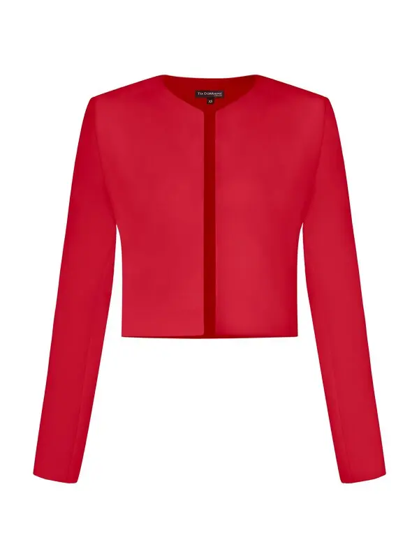 TIA DORRAINE Cropped Blazer