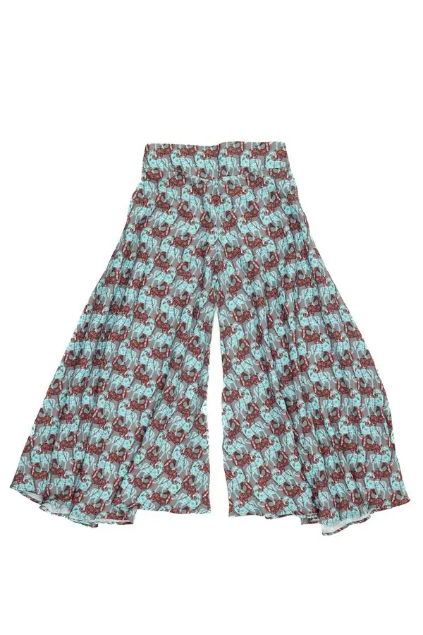 FORZA CAVALLO Printed Palazzo Pants