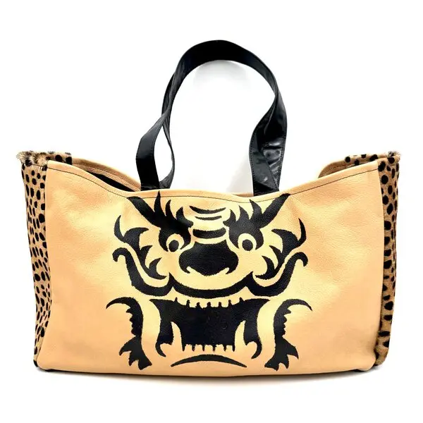 LYNN TALLERICO Neutrals Mahjong Tote - Beige