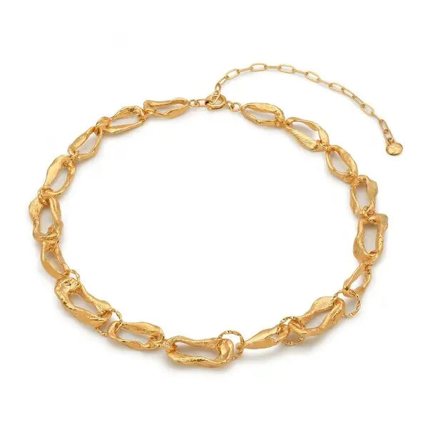 EVA REMENYI Vacation Chain Choker Necklace - Gold