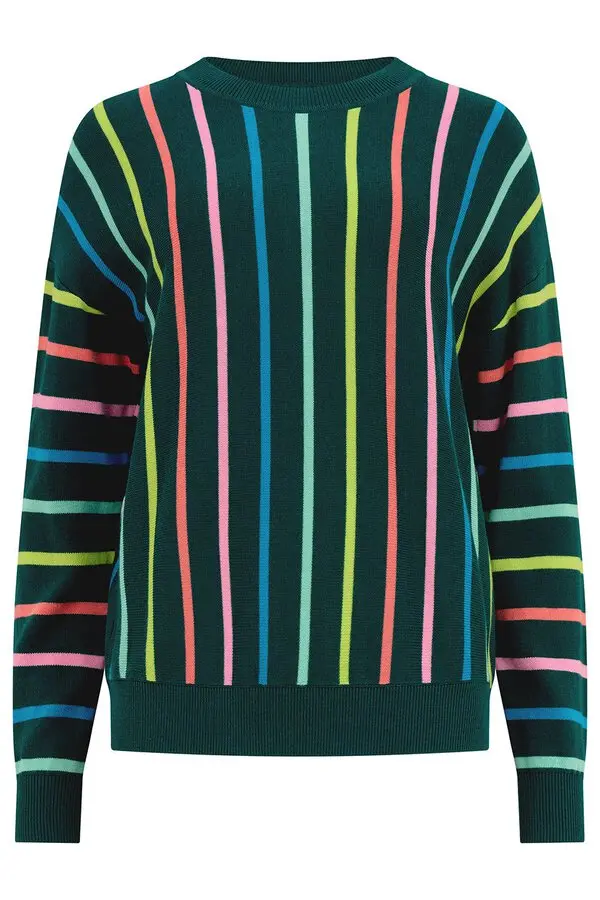 SUGARHILL BRIGHTON Andi Ombre Striped Jumper