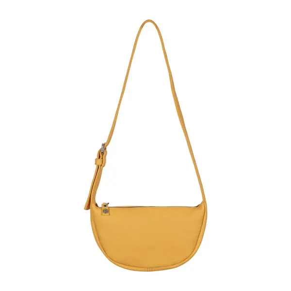 OWEN BARRY Dominic Leather Shoulder Bag - Yellow