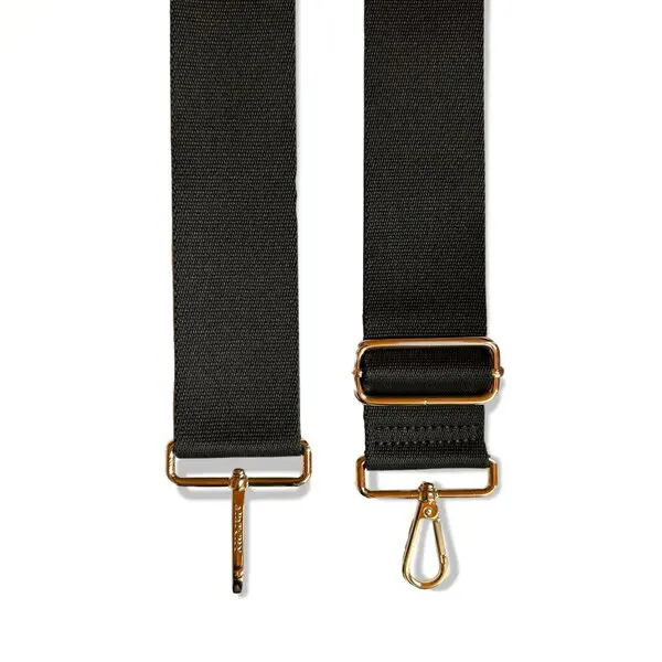 APATCHY LONDON Woven Bag Strap With Gold Tone Hardware