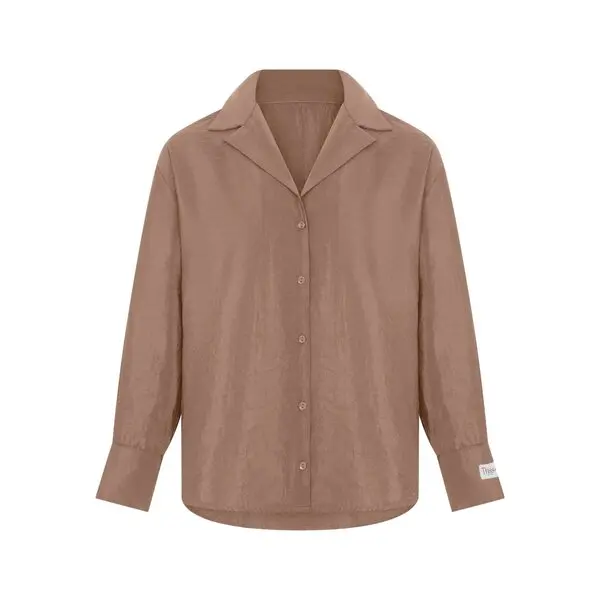 THISISU COLLECTION Lyla Shirt - Brown