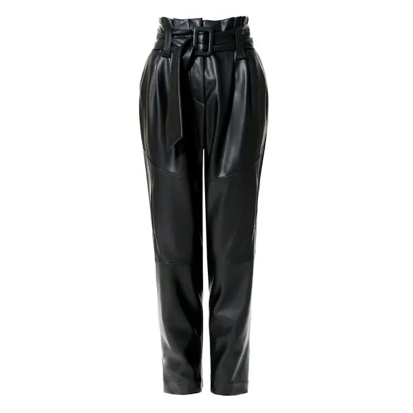 AGGI BY HALEWSKI Carrie Cynical Vegan Leather Pants