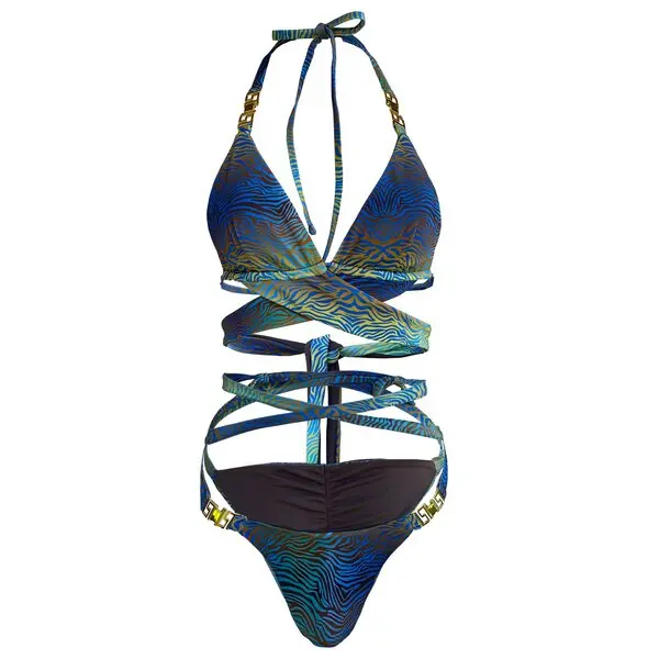 TOUCH BY ADRIANA CAROLINA Quirk Bikini Set - Yellow