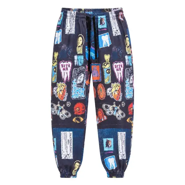 MYSIMPLICATED Recycled Fabric Trousers With Sticker Print