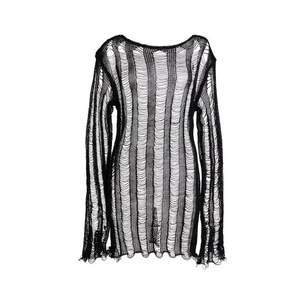 SARAH REGENSBURGER Darkness Linen Jumper