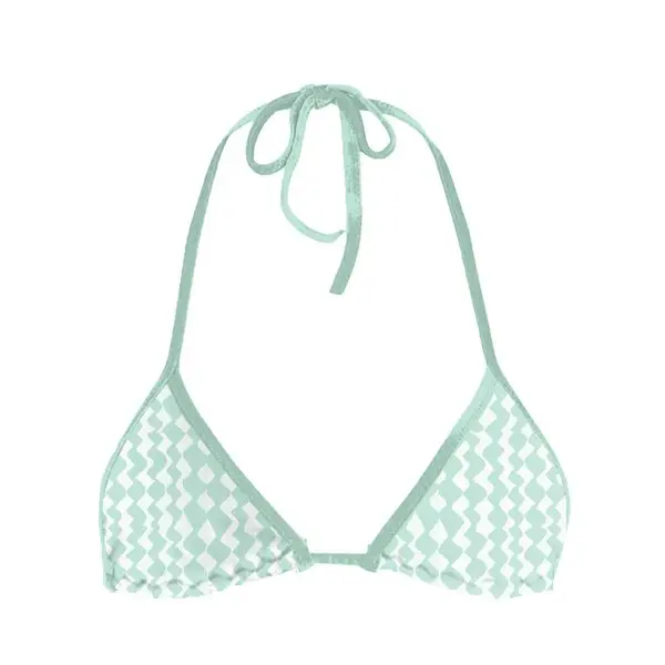 BLACKBOUGH SWIM Nikki Triangle Bikini Top - White