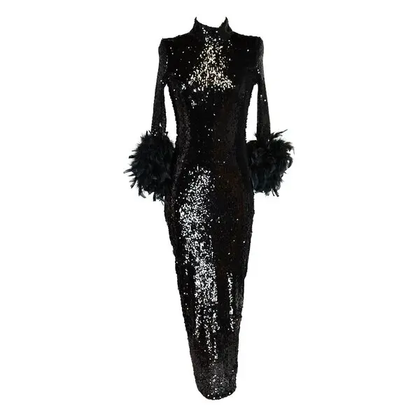 JENNAFER GRACE Catroux Maxi Dress - Black