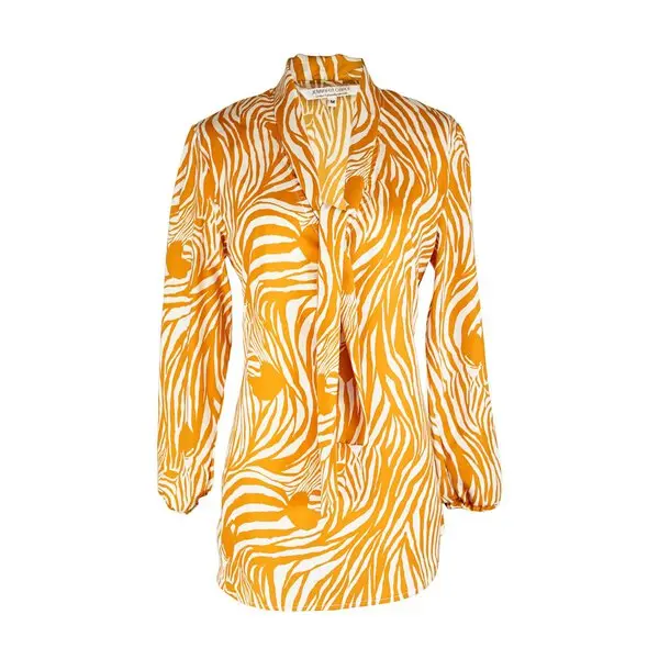JENNAFER GRACE Sahara Stripe Tie Front Top