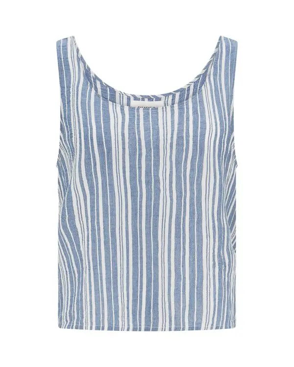 NUDEA The Tank French Navy Stripe - Blue/white