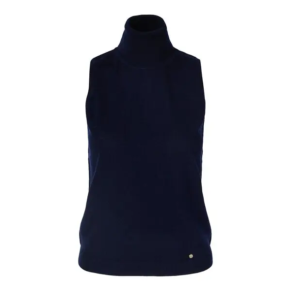 TIRILLM Alicia Sleeveless Merino Wool Top - Blue