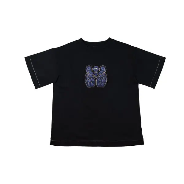 LO NEEL Bibi Organic Cotton T-shirt - Black