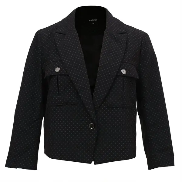 SMART AND JOY Safari Pockets Cropped Jacket