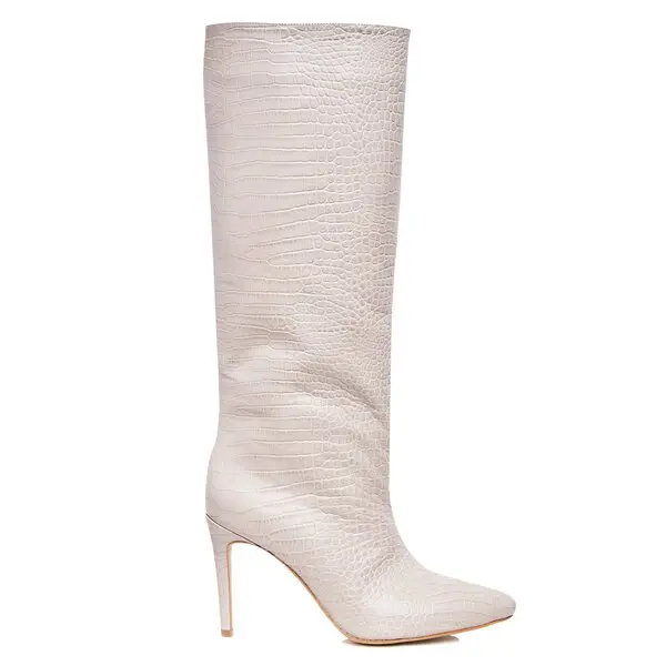 GINISSIMA Ilona Embossed Leather Boots